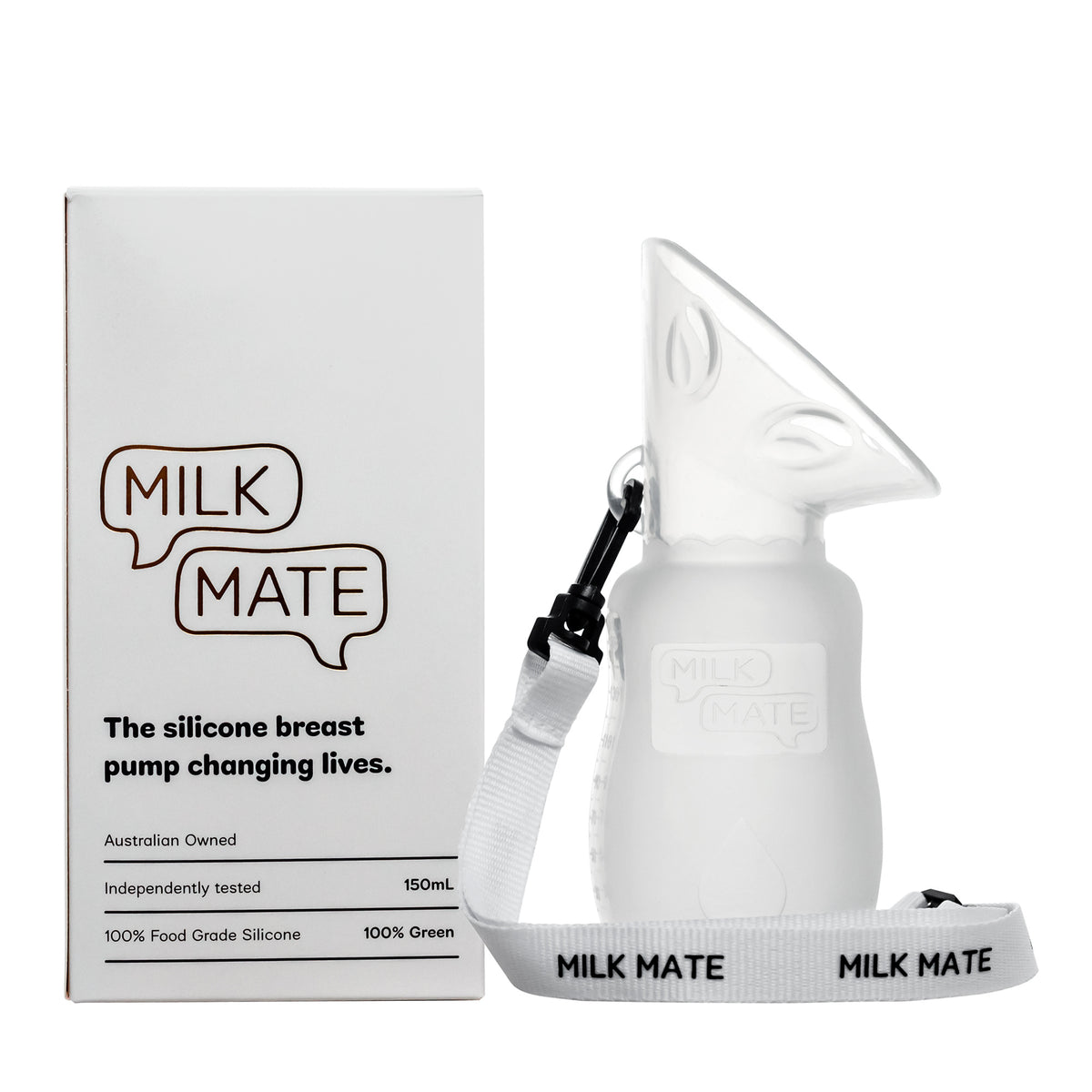 Milk Mate Silicone Breast Pump 150ml – MILK MATE